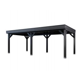 Overkapping Zwart 700cm x 350cm. | Tuinspecialist.nl