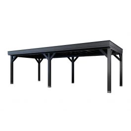 Overkapping Zwart 800cm x 350cm. | Tuinspecialist.nl