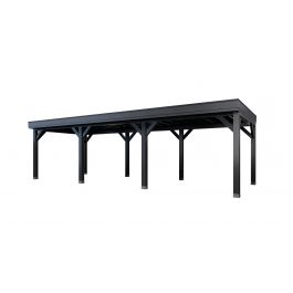 Overkapping Zwart 900cm x 350cm. | Tuinspecialist.nl